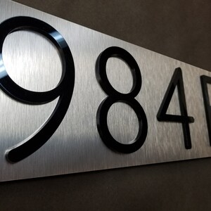 Address Sign| Modern Plaque, Aluminum Sign| Residential Sign |custom ...
