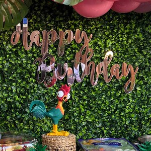 Birthday Acrylic Sign, Happy Birthday | Large Birthday Sign| Party ...