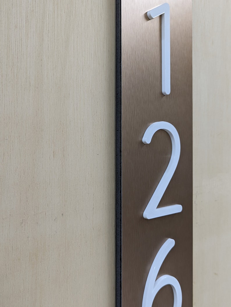 Address Sign Modern Plaque Aluminum Sign Residential Sign - Etsy