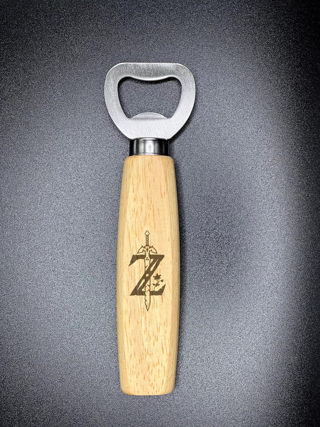 Zelda Engraved Wood Handle Bottle Opener Personalized Beer Bar Soda ...