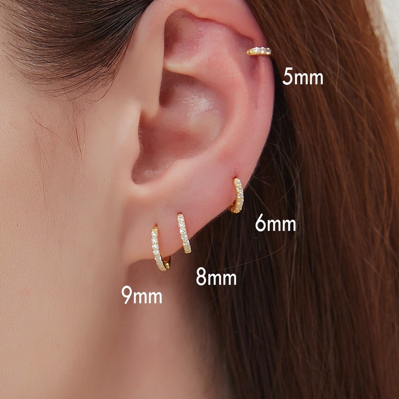 5mm Gold Hoop - Etsy