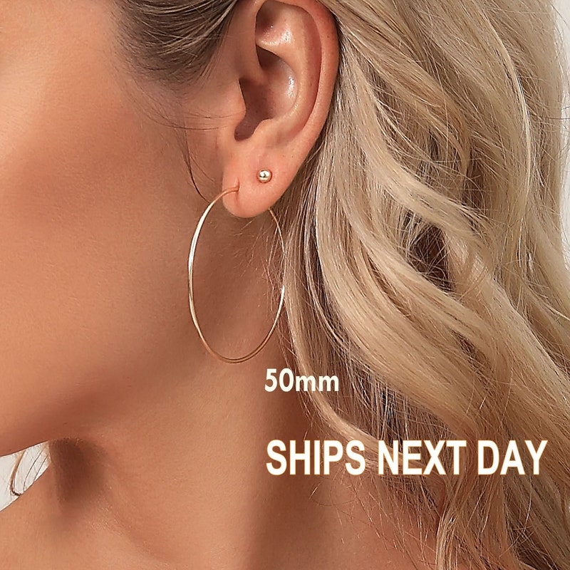 Endless Hoop Earring - Etsy