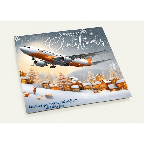Aviation Themed Christmas Cards - Etsy