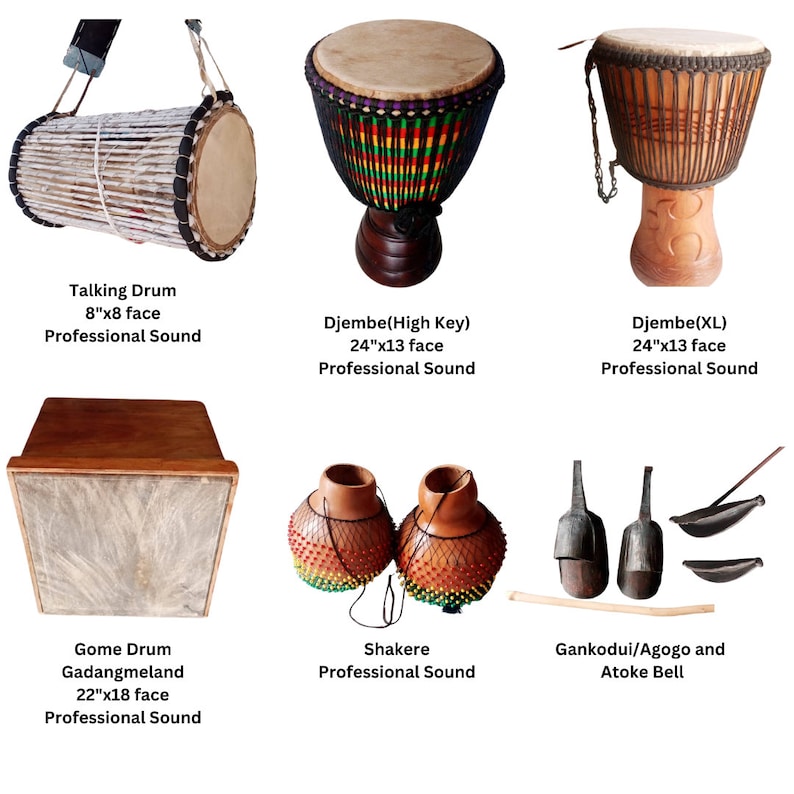 Handcrafted Djembe Drums and Instruments (ghana) - Etsy