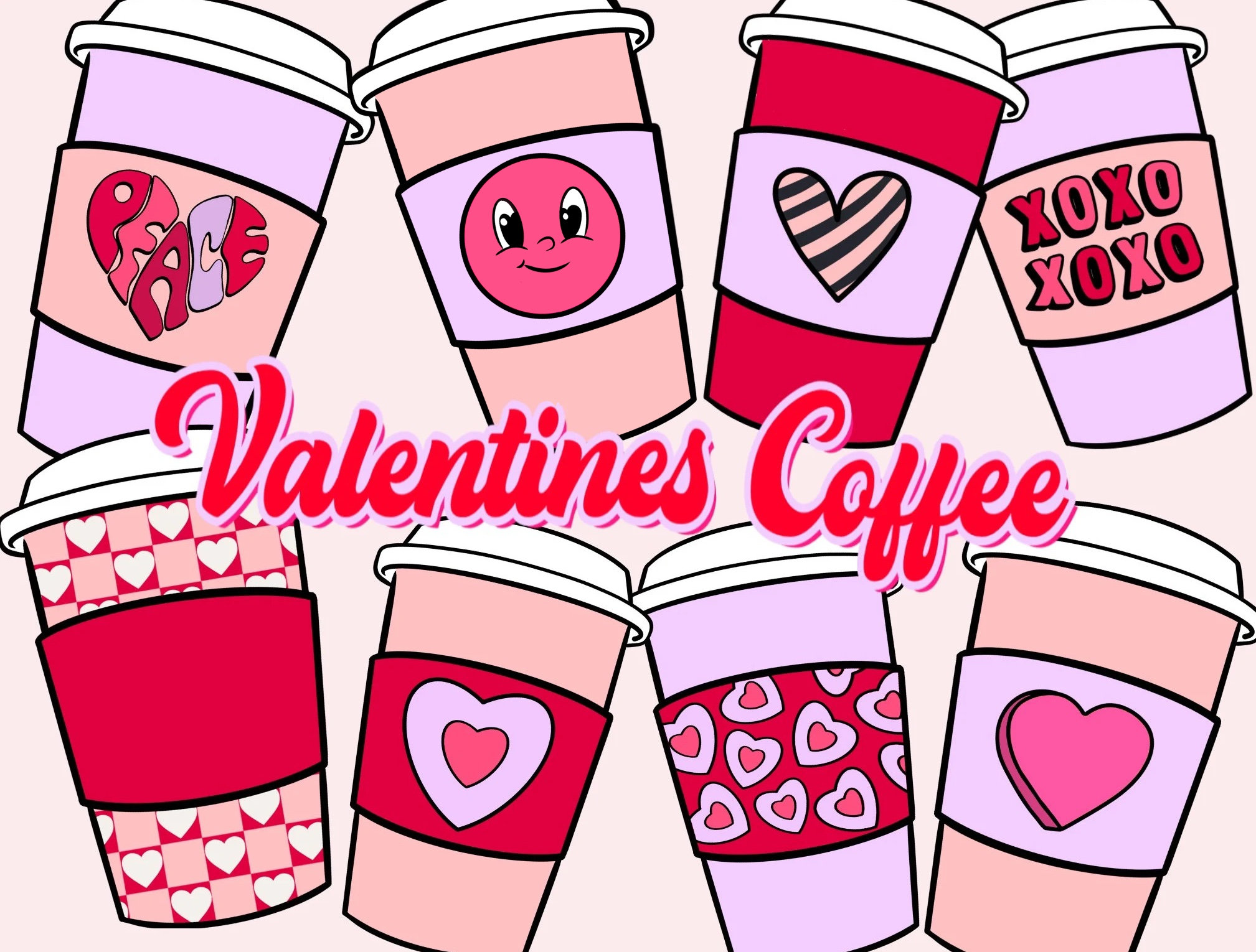 Valentines Coffee Clipart, Coffee Cup Clipart, Coffee Mug Clip Art ...