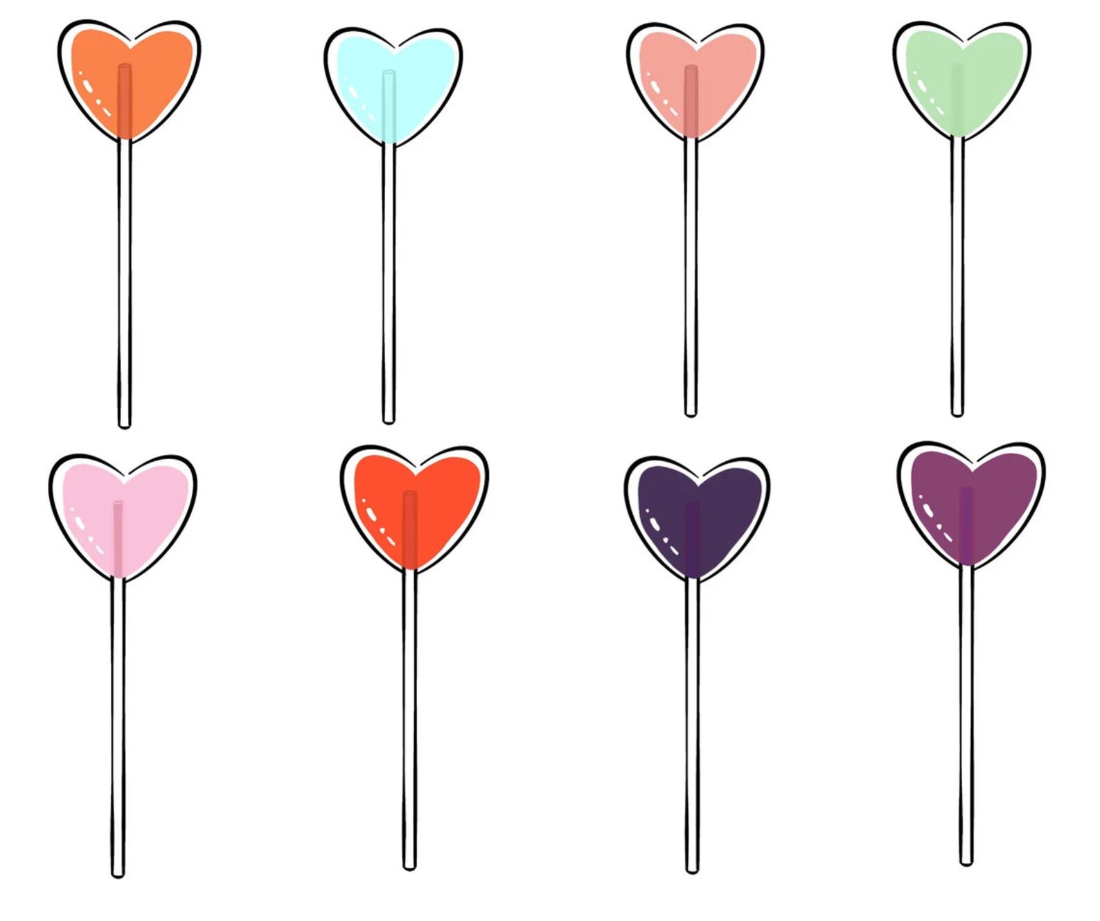 Candy Clipart Set, Clip Art Sweets, Candy Clipart Digital Download ...