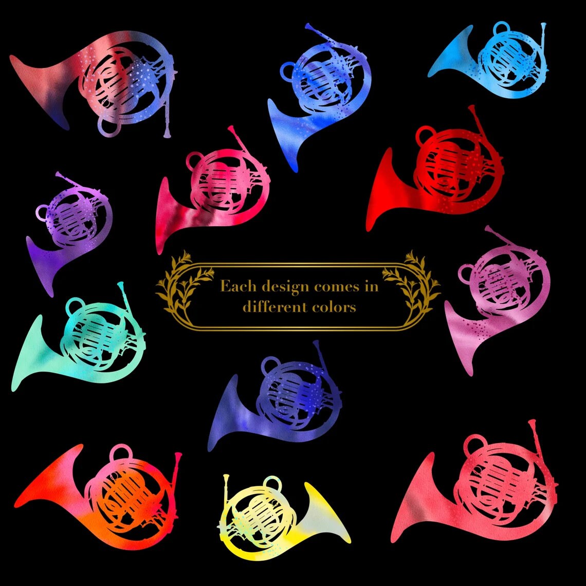 Watercolor Music Clipart Commercial Use Clip Art Music Notes - Etsy