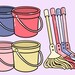 Spring Clean Clipart, Cleaning Clip Art Set, House Work Clipart ...
