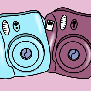 Polaroid Camera Clipart, Polaroid Camera Clip Art, Camera Png, Sticker ...