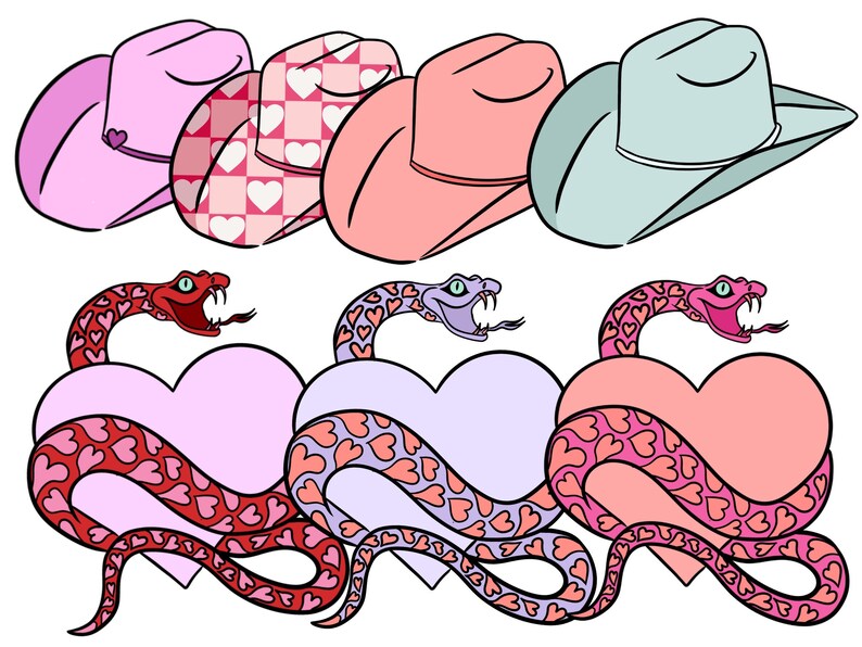Howdy Valentine's Day Clipart, Valentines Day Clip Art, Cowboy ...