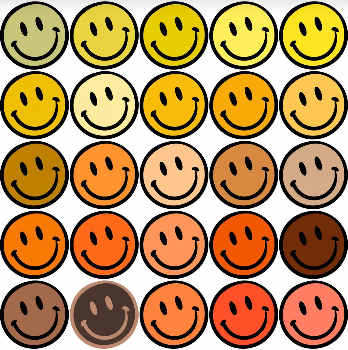 Smiley Clipart Smileys Clip Art Smiley Set 100 Smileys - Etsy Canada