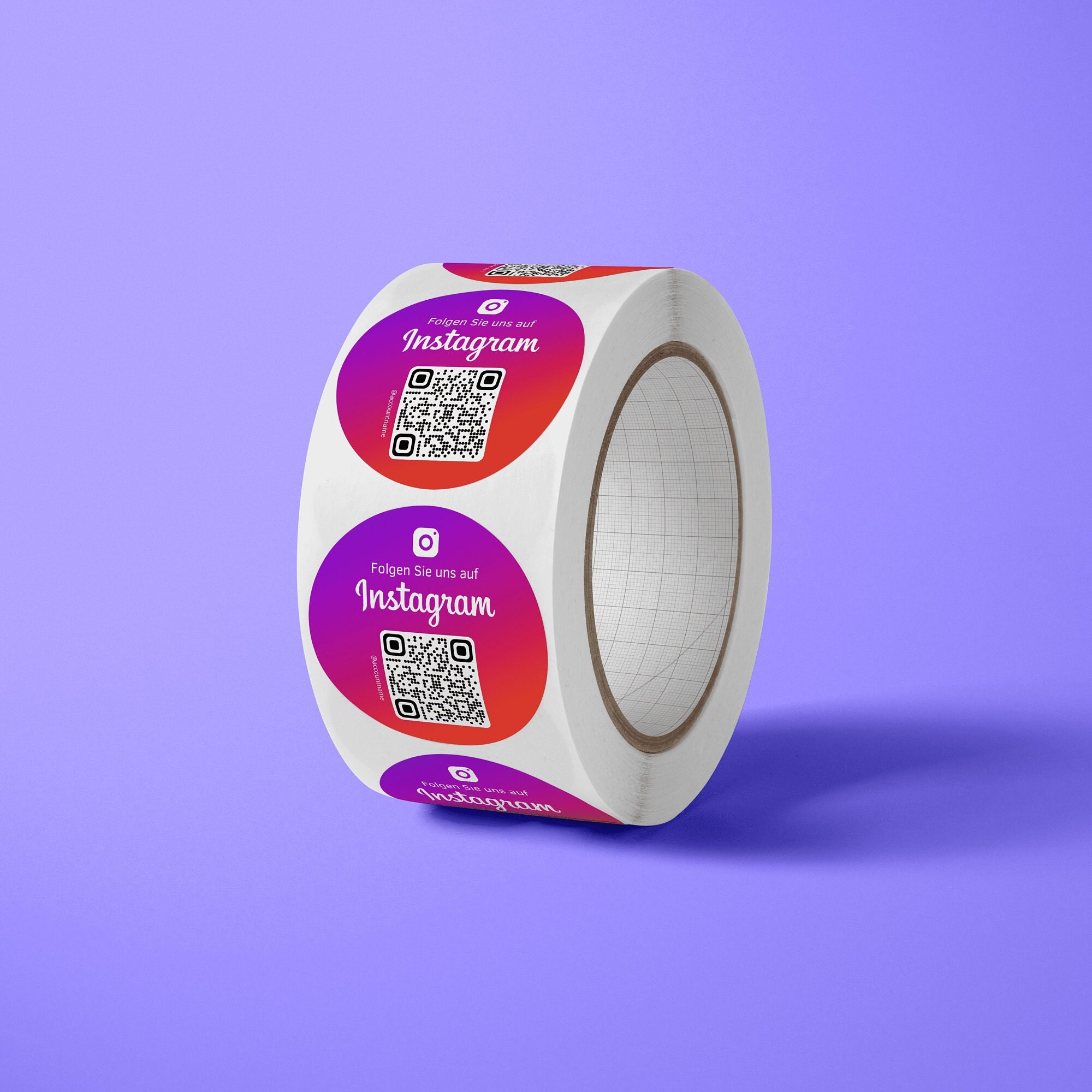 Instagram QR Code Stickers, Personalized Stickers, Printed Stickers ...
