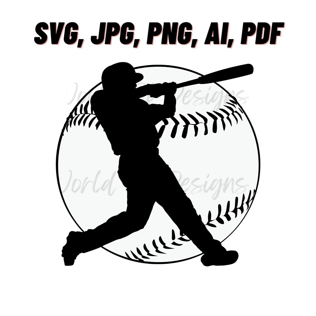 Baseball SVG, Base Ball Digital File, Base Ball Logo, Simple Baseball ...