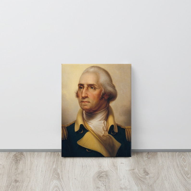 Portrait of George Washington, USA First President - Etsy