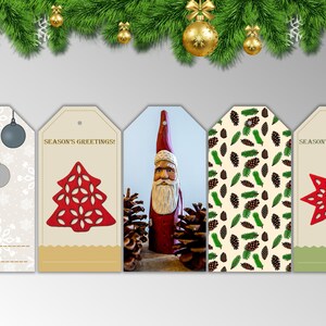 Printable Christmas Gift Tags Digital Christmas Tags - Etsy