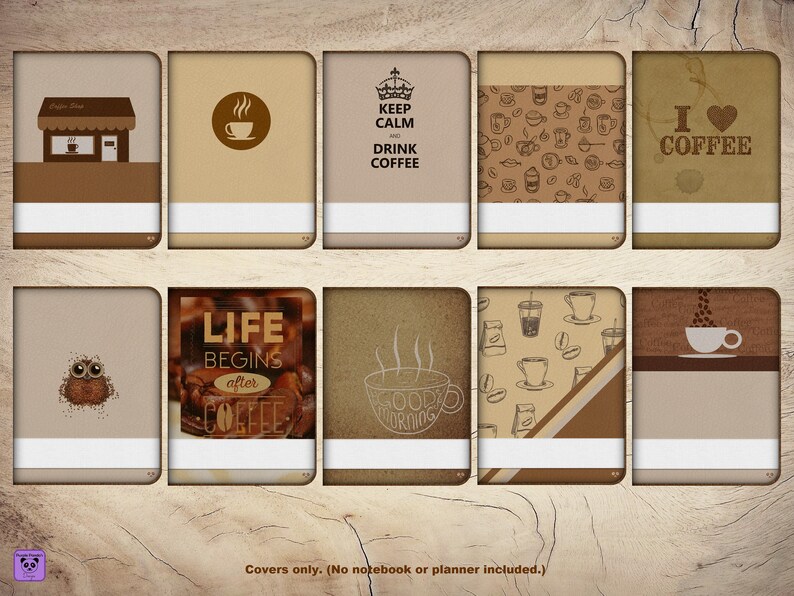 10 Coffee Digital Leather Notebook Covers Digital Notebook Covers ...