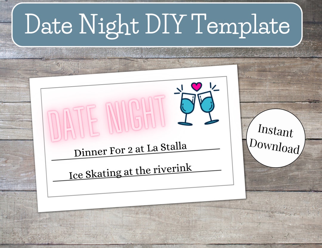 Date Night DIY Instant Download - Etsy