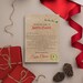 DIGITAL Customizable Letter From Santa Template - Edit Yourself - Etsy