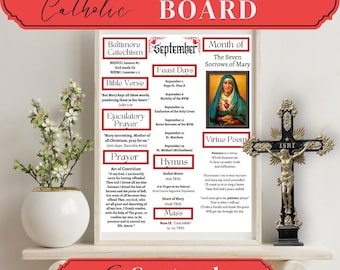 Printable Catholic Liturgical Board for August | Prayer Corner ...