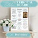Printable Catholic Liturgical Board Bundle for the Year Prayer Corner ...