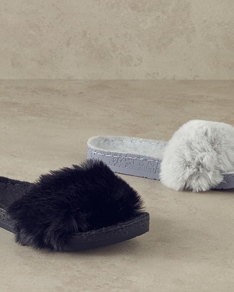 Feather Slippers,fur Slides,feather Sandals,wedding Gifts for Women - Etsy