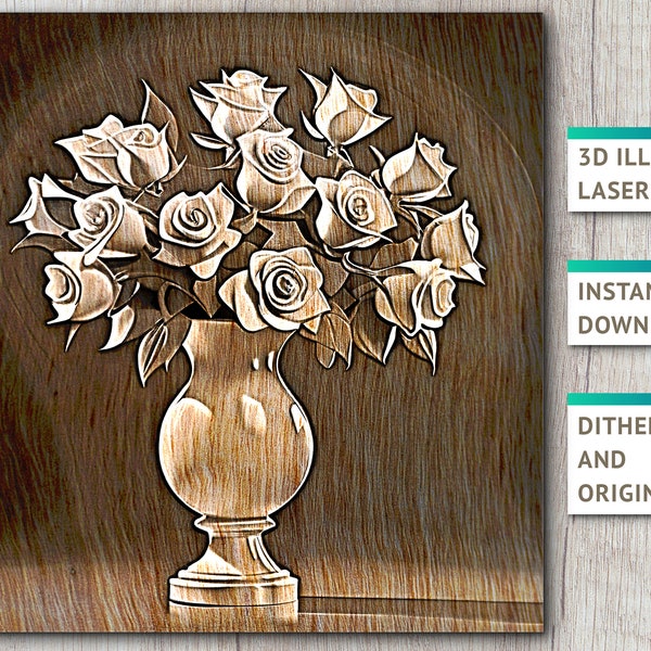 Lightburn Roses - Etsy