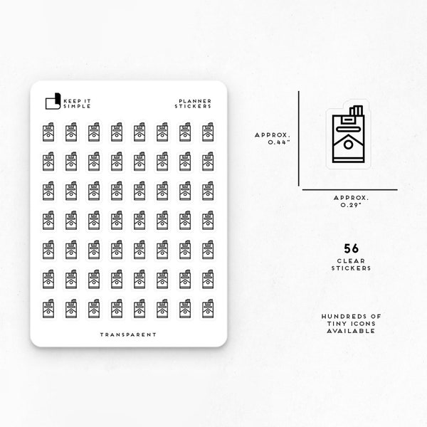 Cigarette Tracker Planner - Etsy