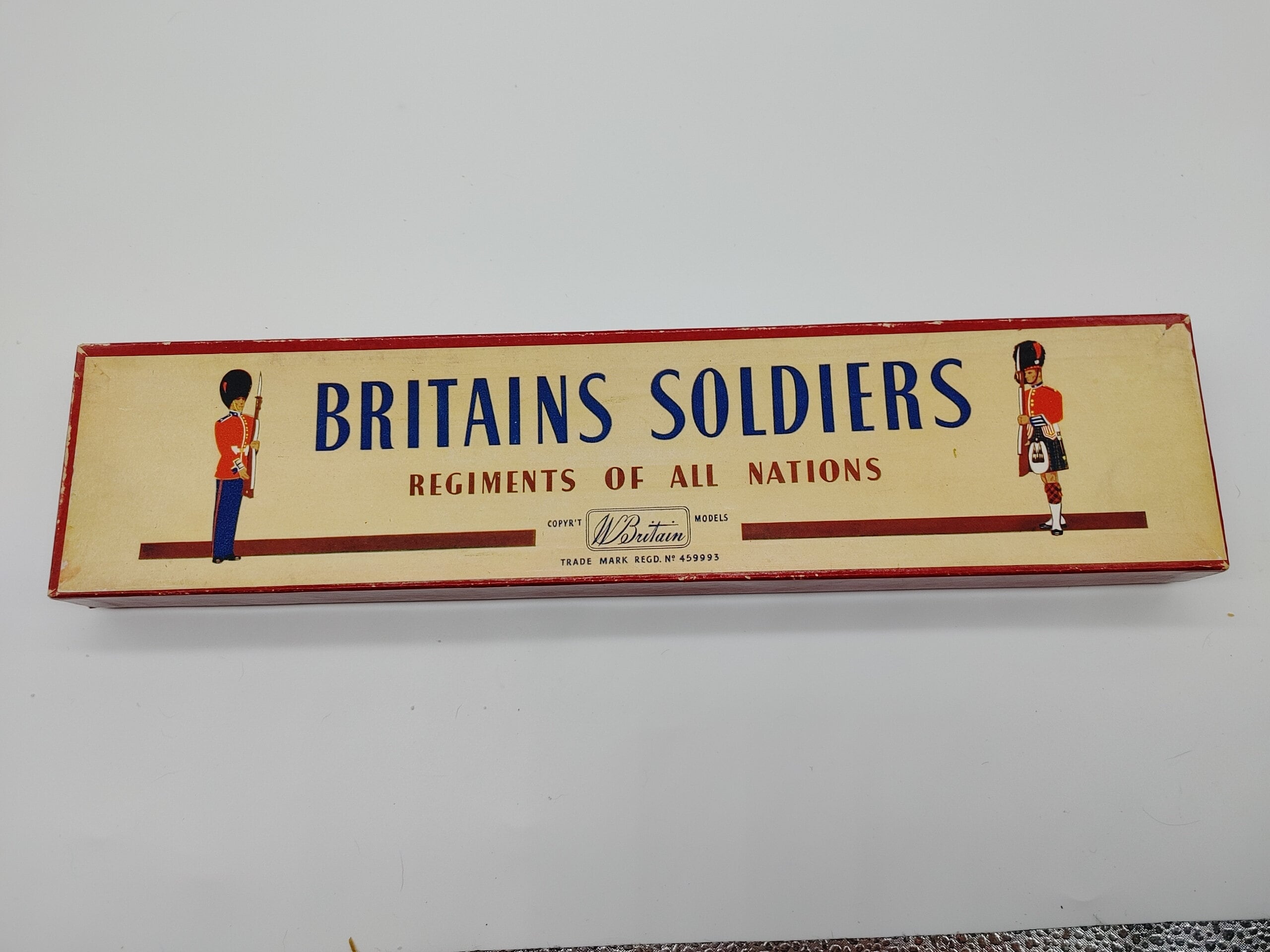 Britains Soldiers Regiments of All Nations 1318 British Machine Gunners ...