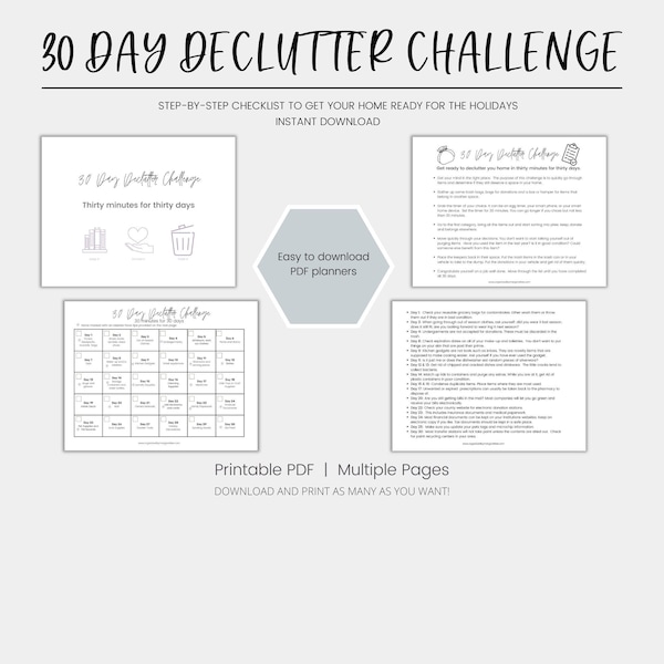 30 Day Declutter Challenge - Etsy UK