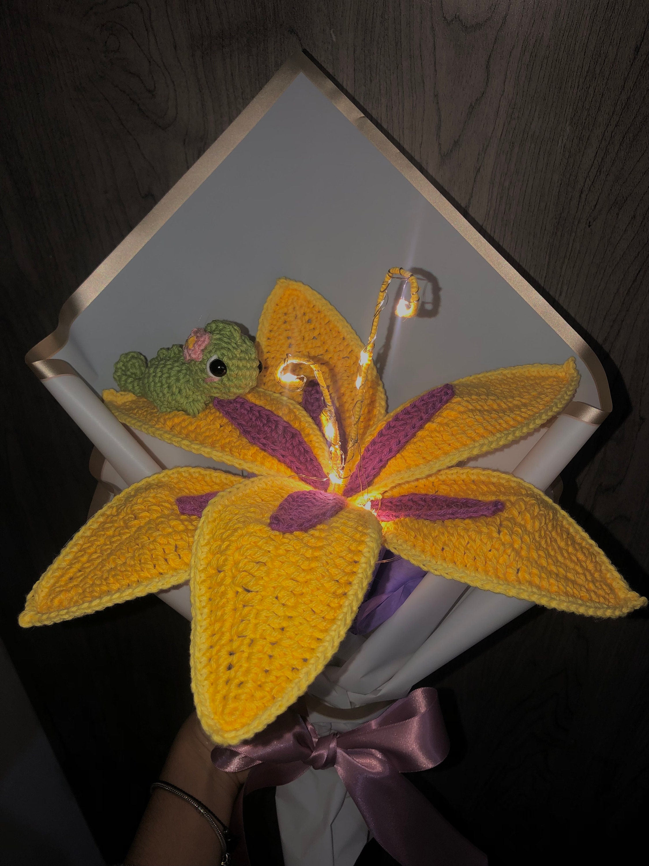 Rapunzel Flower PDF PATTERN Flor de Rapunzel Bouquet of flowers ENG ...