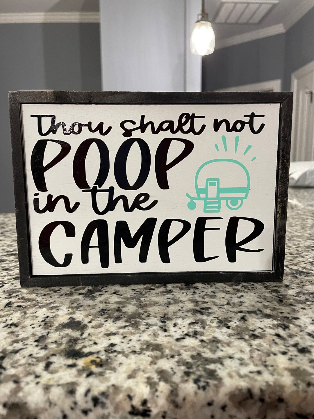 Bathroom Camper Sign - Etsy