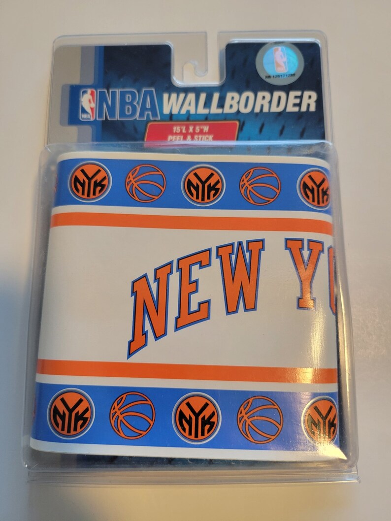 New York Knicks NBA Peel & Stick Wallpaper Border. 5'' X 15'. NEW - Etsy