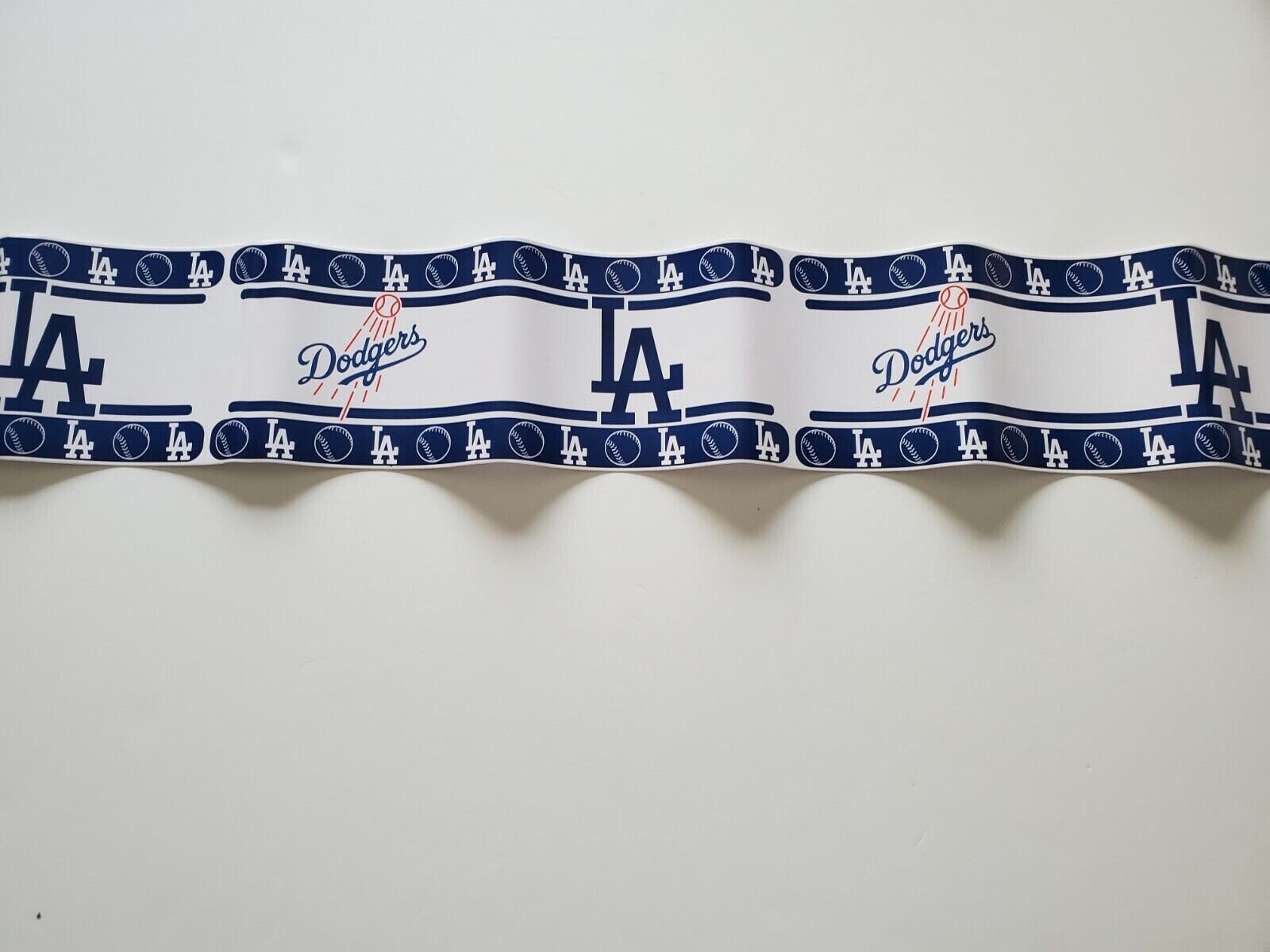 Los Angeles Dodgers MLB Peel and Stick Wallpaper Border. Nwt - Etsy