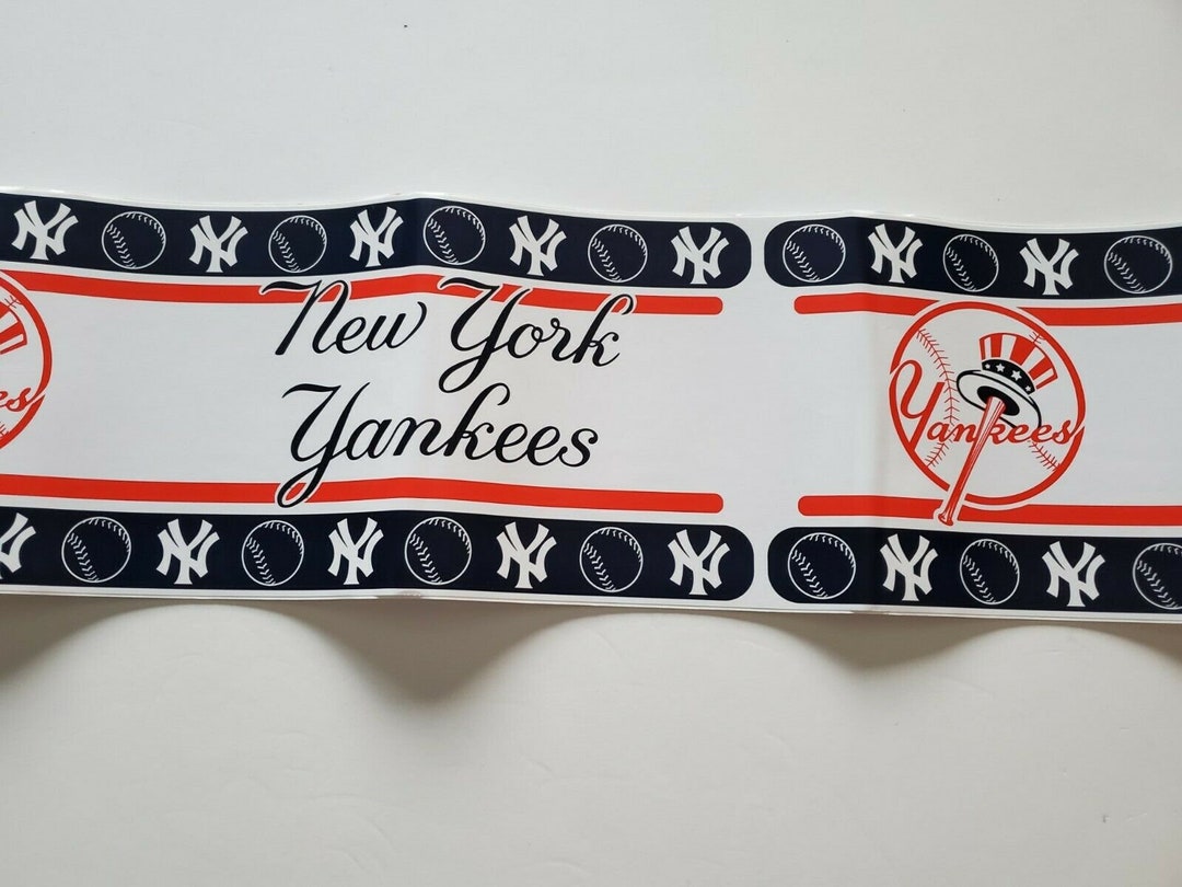 New York Yankees Mlb Peel and Stick Wallpaper Border. Nwt - Etsy