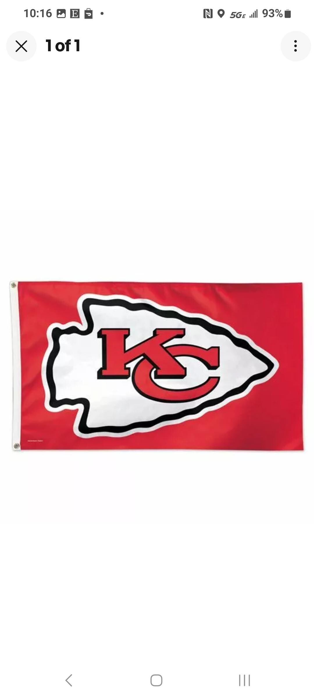 Kansas City Chiefs NFL Red 3X5 Feet Wall Banner. NEW - Etsy