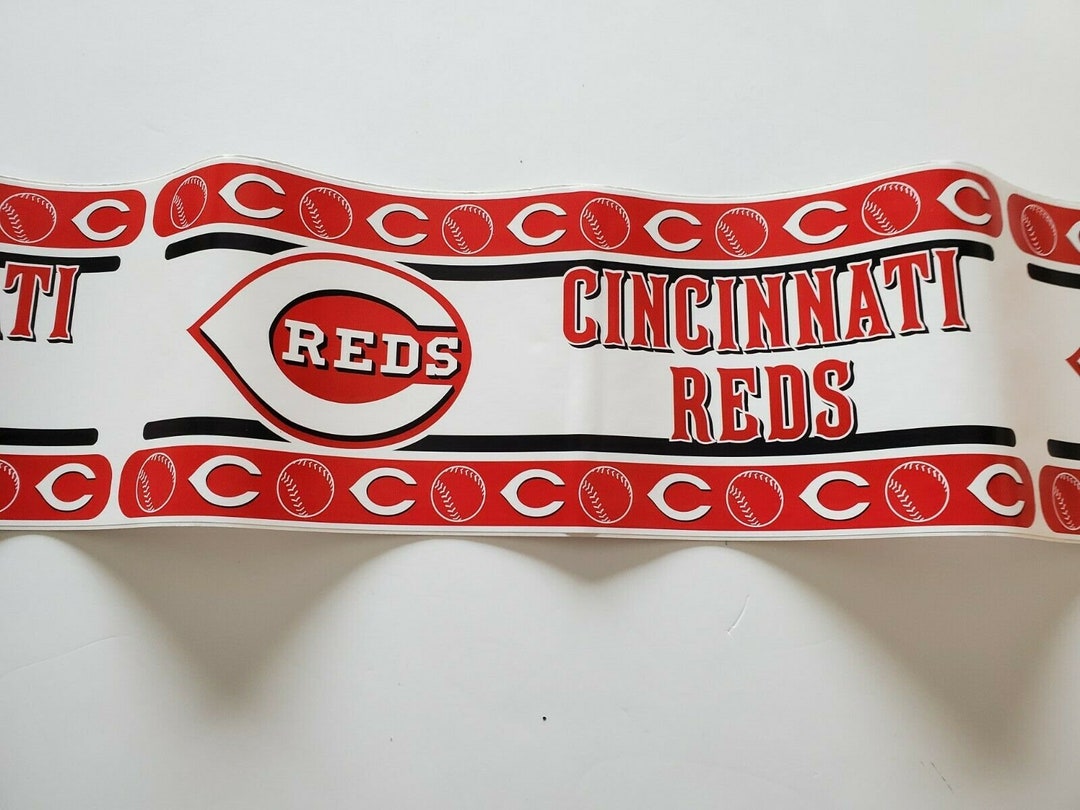 Cincinnati Red MLB Peel and Stick Wallpaper Border. Nwt - Etsy