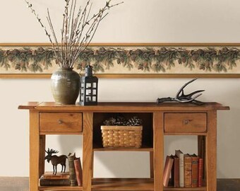 Forest Wallpaper Border - Etsy