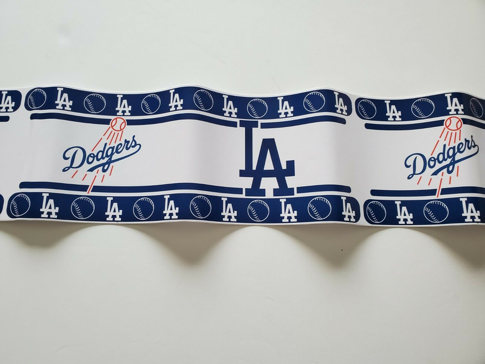 Los Angeles Dodgers MLB Peel and Stick Wallpaper Border. Nwt - Etsy