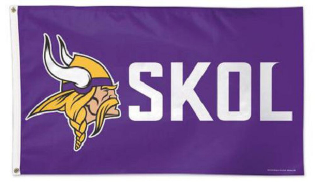 Minnesota Vikings skol 3 X 5 Wall Banner Flag. New - Etsy