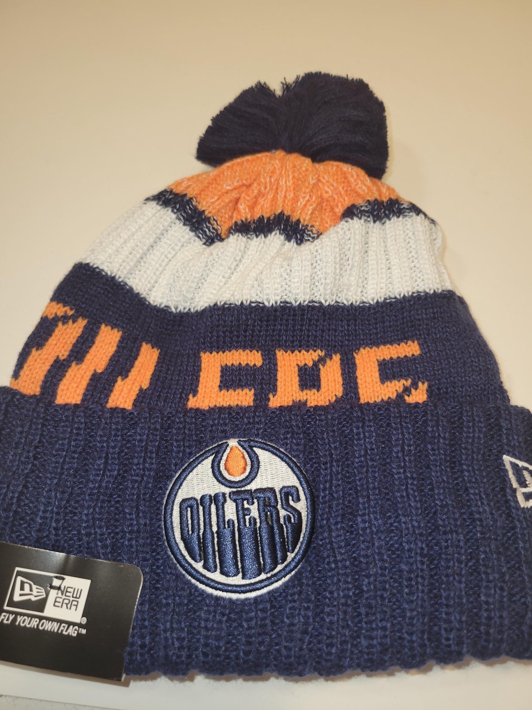 Edmonton Oilers New Era NHL Blue & Orange Beanie. NWT - Etsy