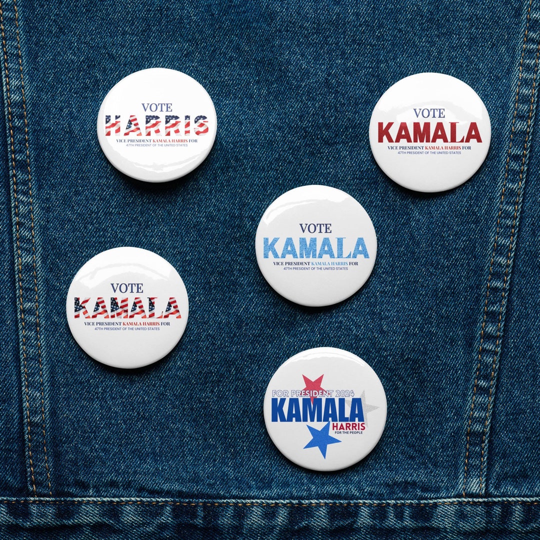 Kamala Harris for President Buttons - Etsy