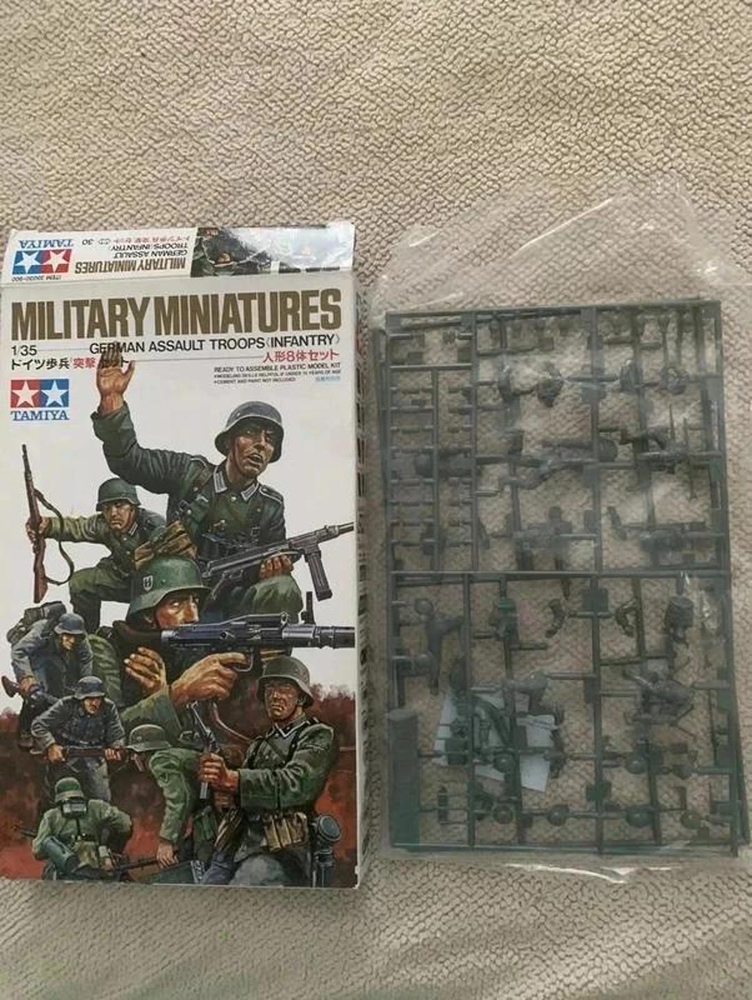 Tamiya 1/35 German Assault Troops 35030 Military Model Kit - Etsy