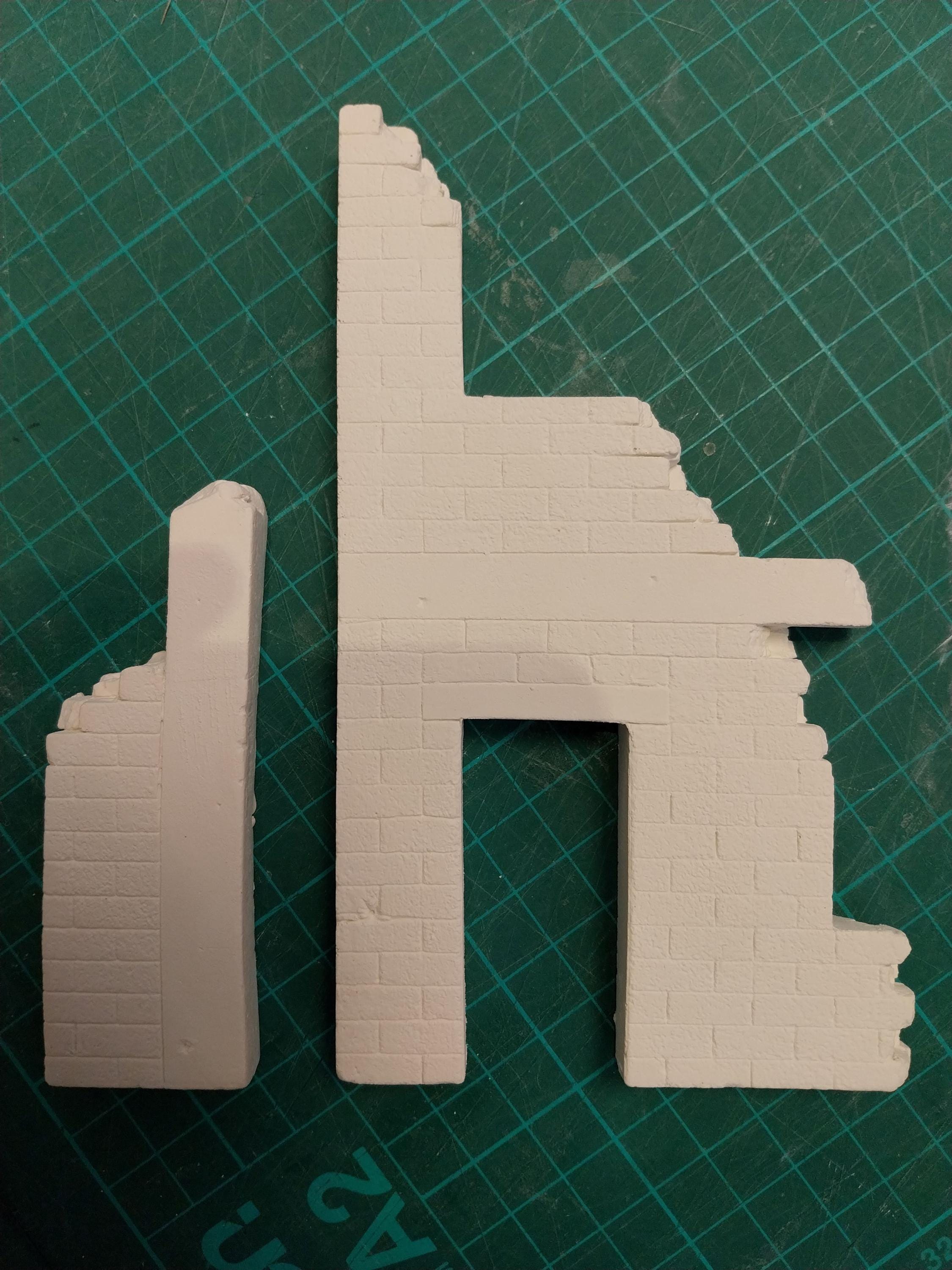 Fog Models 1/35 Scale Ruined Building Walls #1 - Etsy