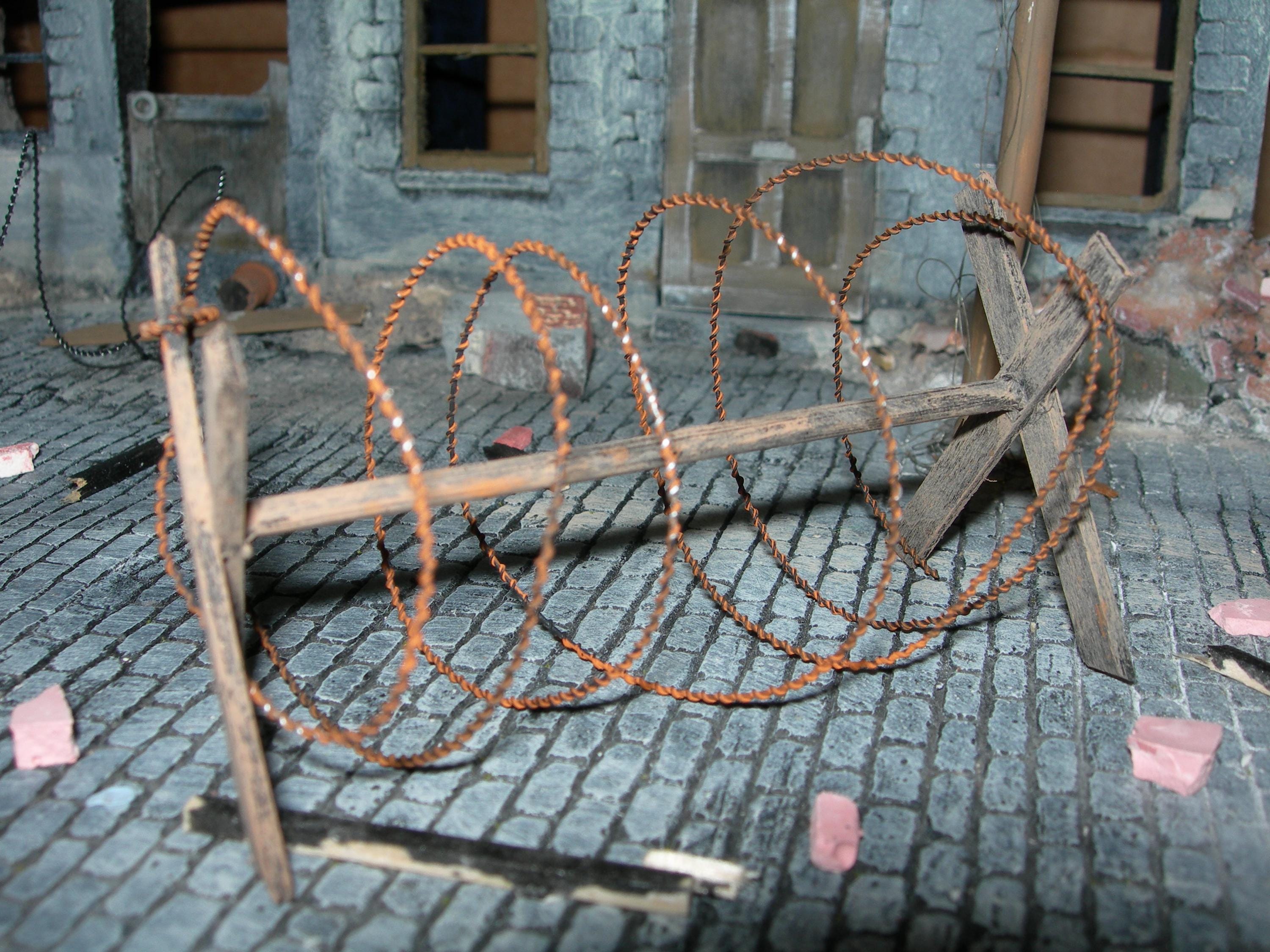 Wargaming Miniature Basing & Terrain 5m Barbed Wire, Models 40k Bolt ...