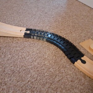 Flexible Track for Wooden Train Set. Bendable, Compatible With Brio ...