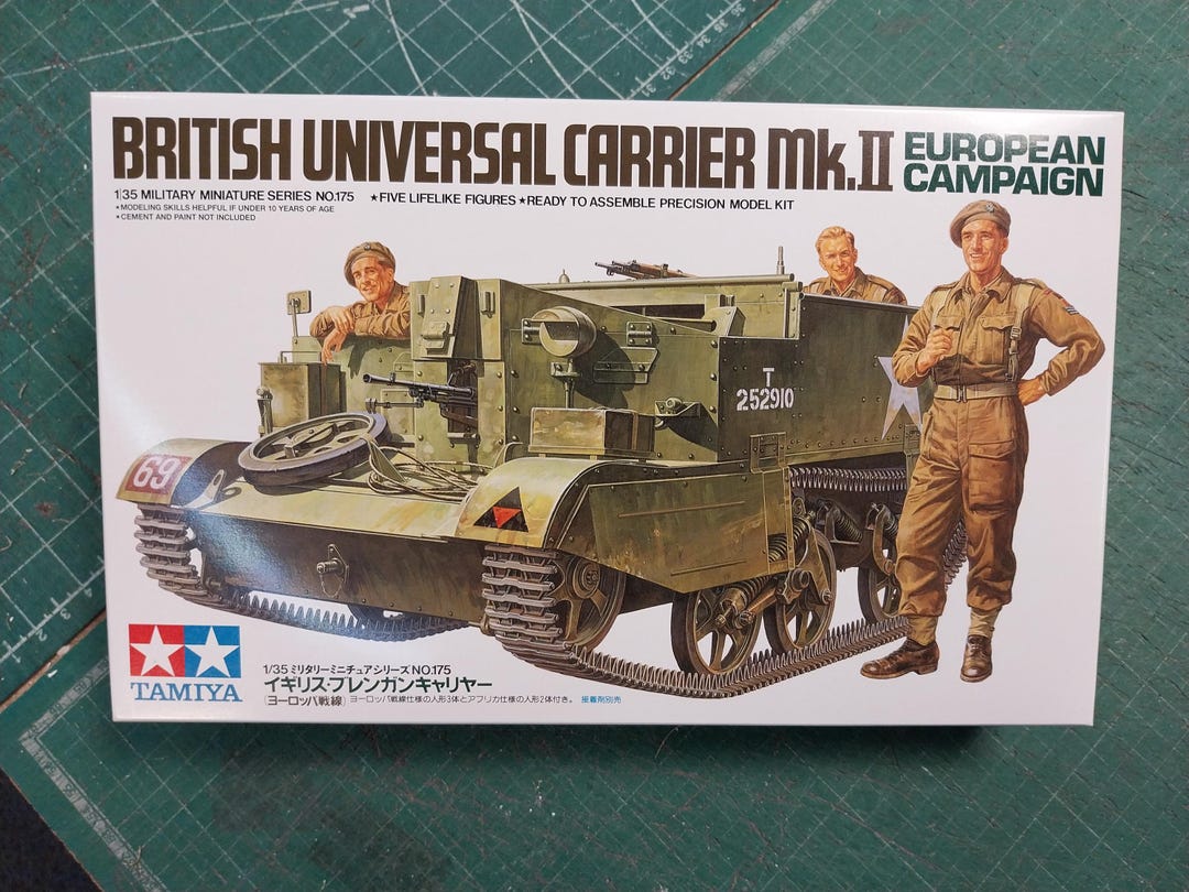 Tamiya 1/35 Scale WW2 British Universal Carrier Mk.ii Military Model ...