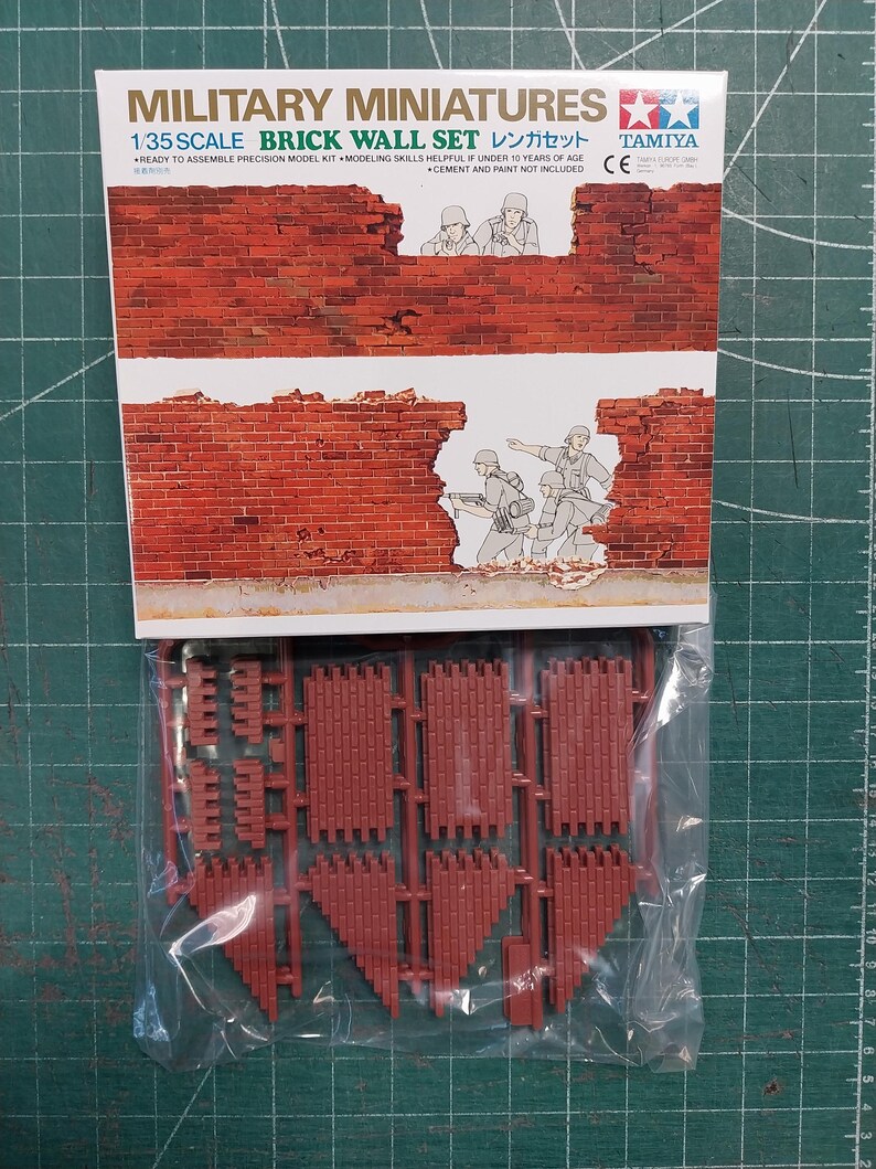 Tamiya 1/35 Scale Brick Walls Diorama Building Kit - Etsy