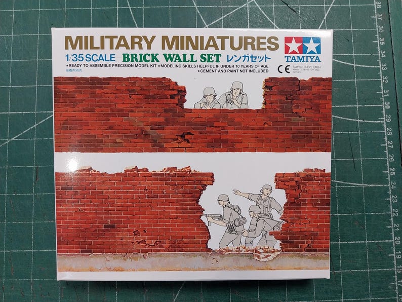 Tamiya 1/35 Scale Brick Walls Diorama Building Kit - Etsy