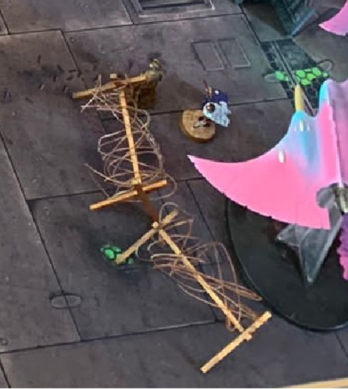 Wargaming Miniature Basing & Terrain 5m Barbed Wire, Models 40k Bolt ...