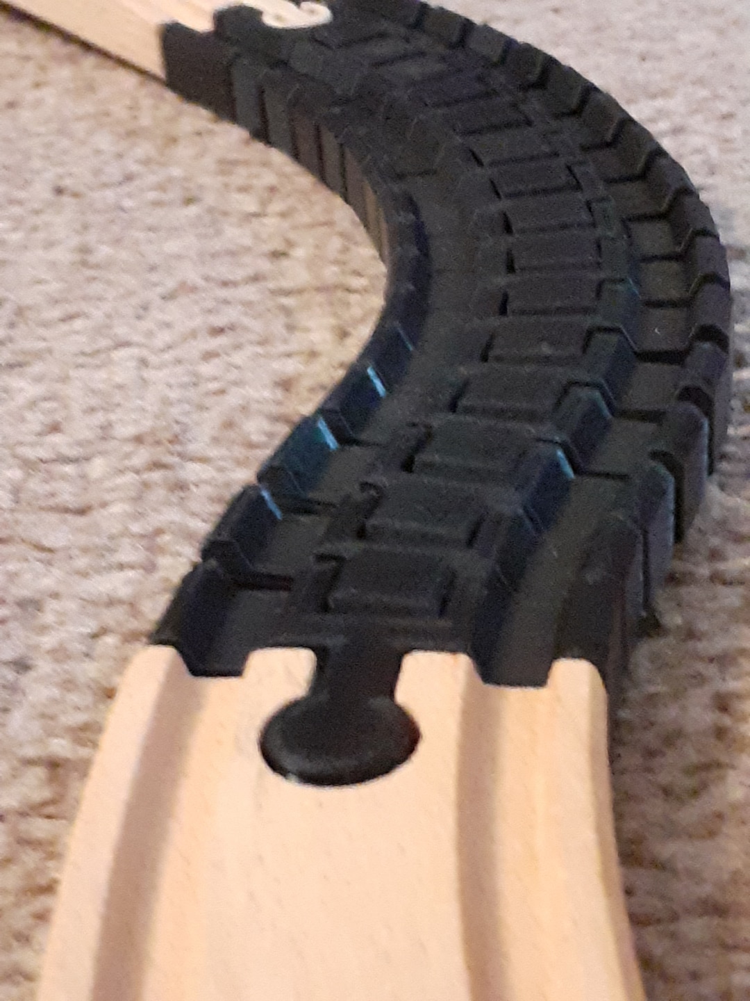 Flexible Track for Wooden Train Set. Bendable, Compatible With Brio ...